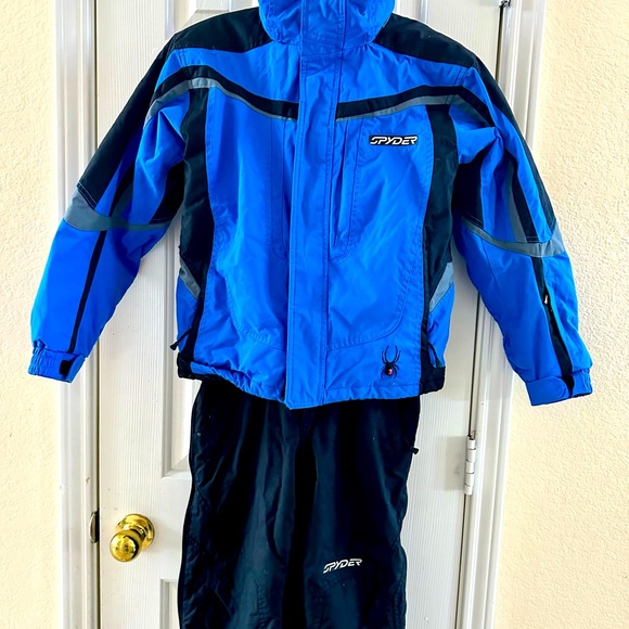 Spyder | Matching Sets | Spyder Boys 2 Ski Snow Outfit Jacket Parka Bib ...